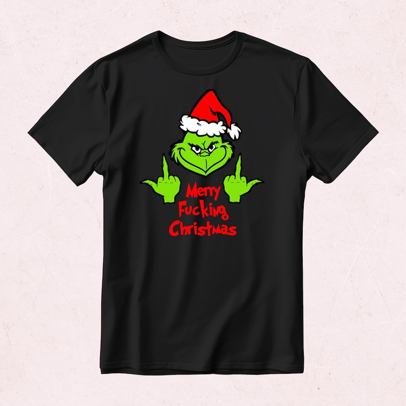 Grinch Merry F*cking Christmas, Cameo, Cricut, SVG, Clipart ...