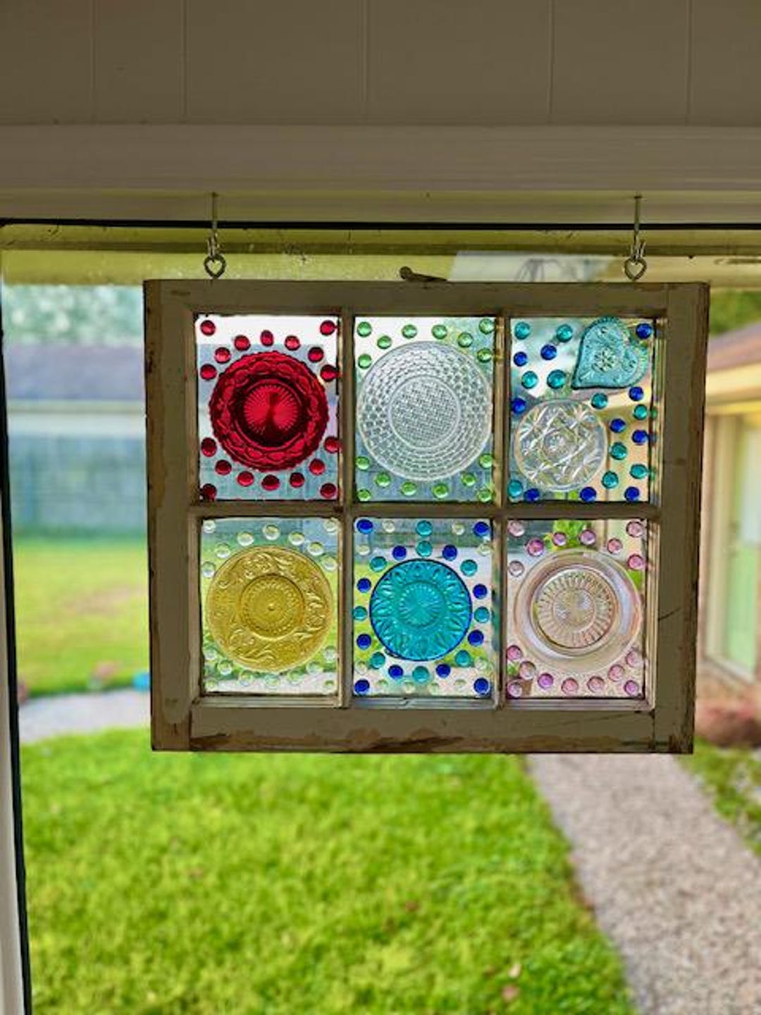 Vintage Sun Catcher, Plate Glass Window - Etsy