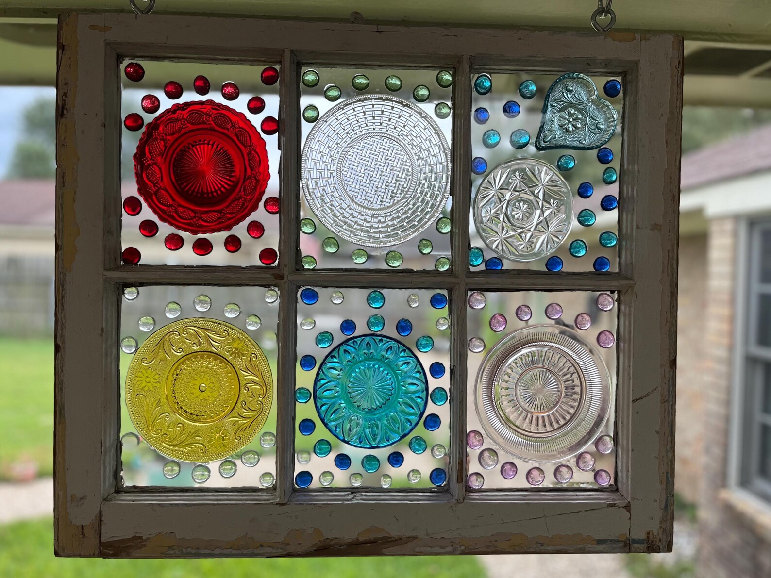 Vintage Sun Catcher, Plate Glass Window - Etsy
