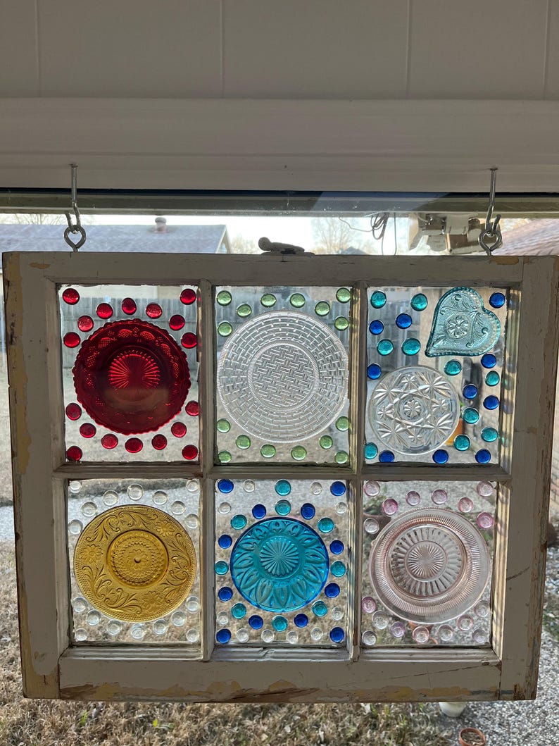 Vintage Sun Catcher, Plate Glass Window - Etsy