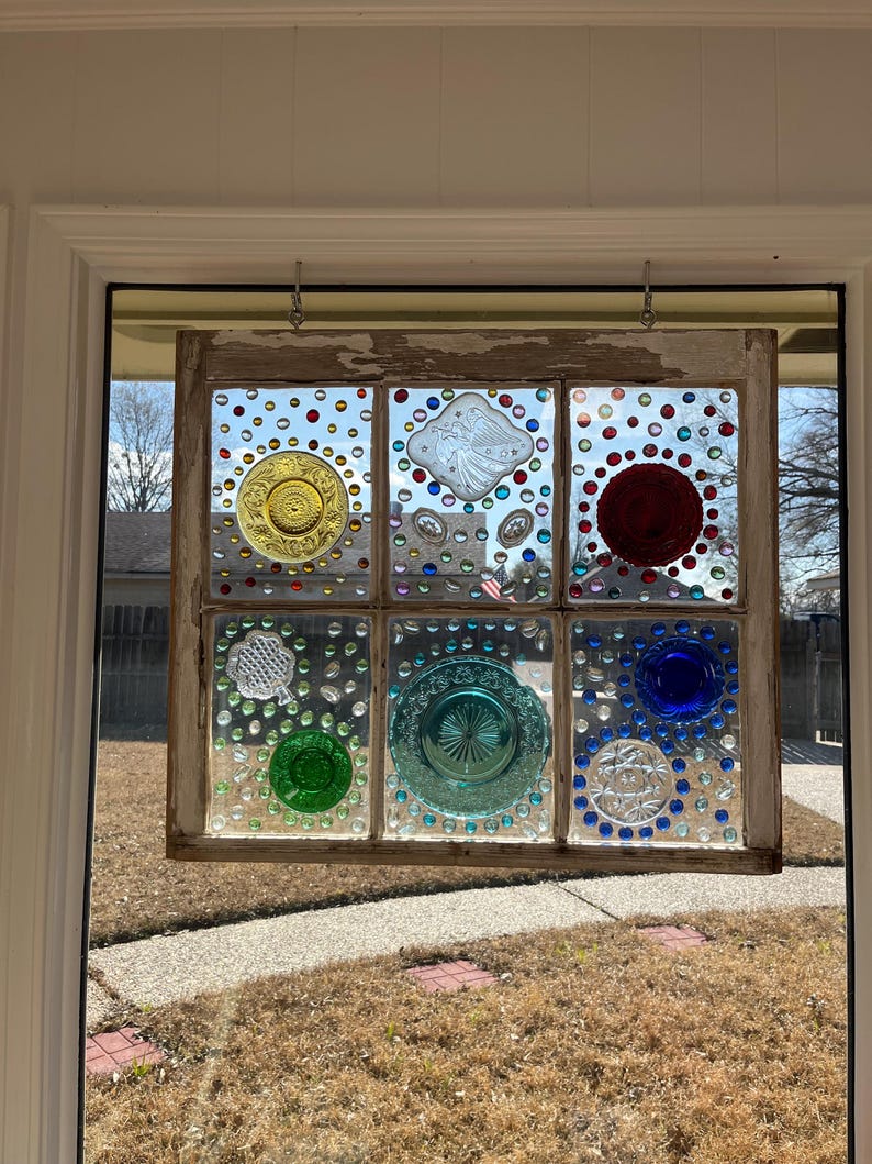 Vintage Sun Catcher, Plate Glass Window - Etsy