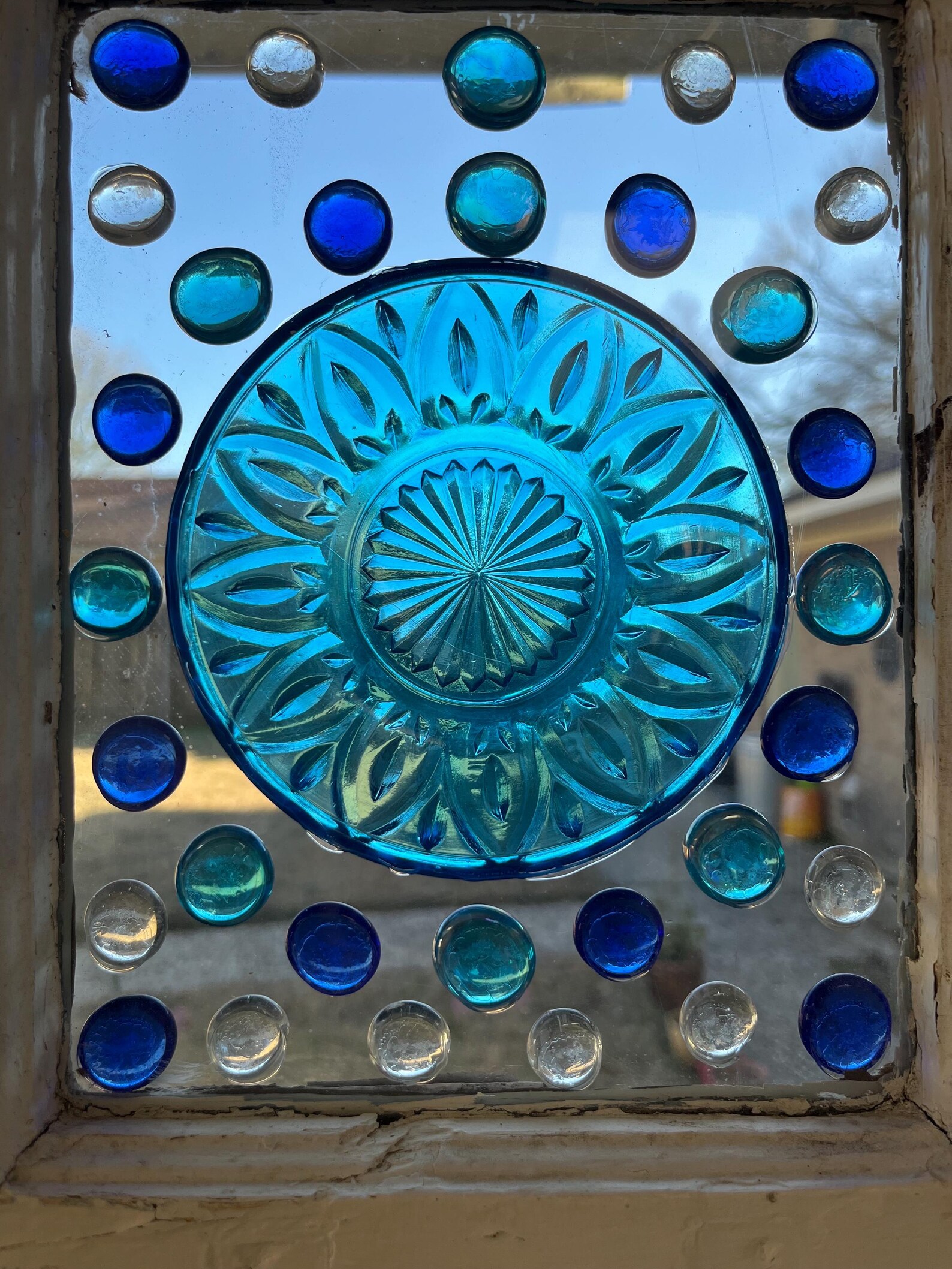 Vintage Sun Catcher, Plate Glass Window - Etsy