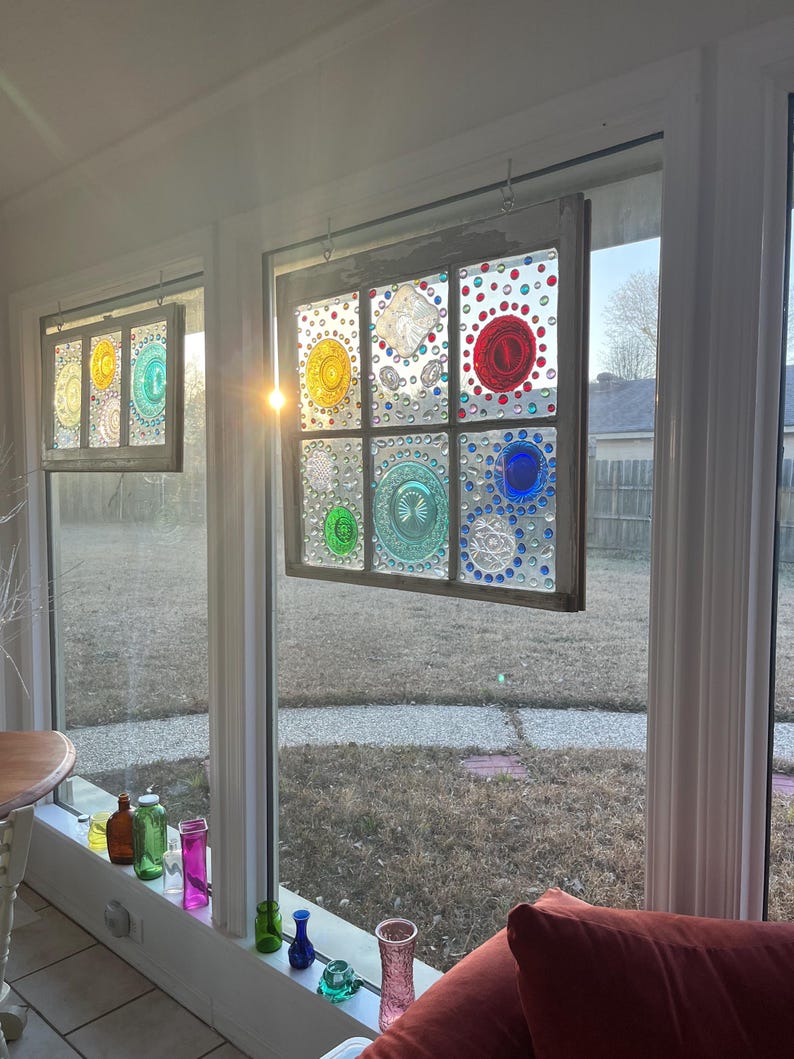 Vintage Sun Catcher, Plate Glass Window - Etsy