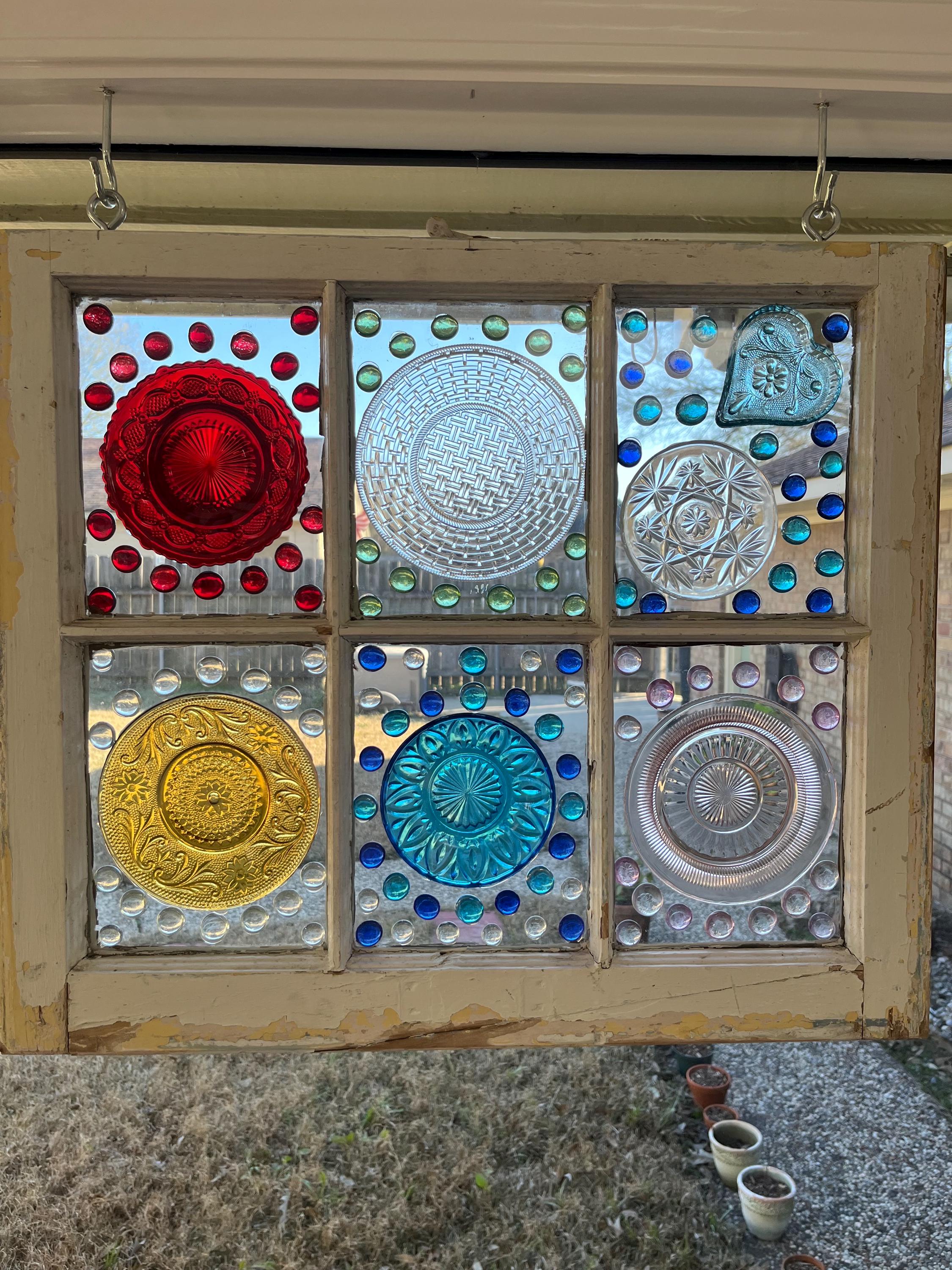 Vintage Sun Catcher, Plate Glass Window - Etsy
