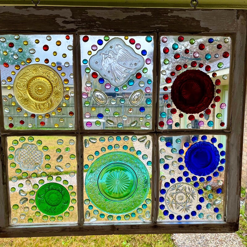 Glass Plate on Window Art - Etsy