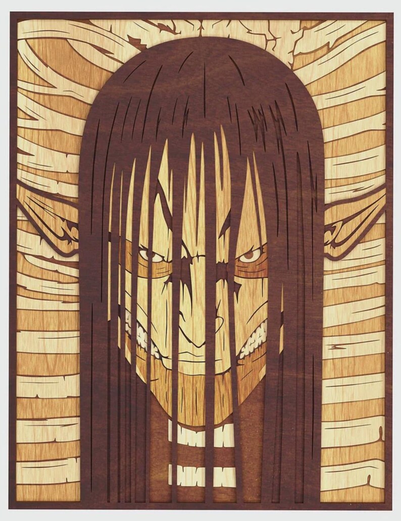 9 - Founding Titan SVG, Attack on Titan Multilayer Cut File, Titan 3D ...
