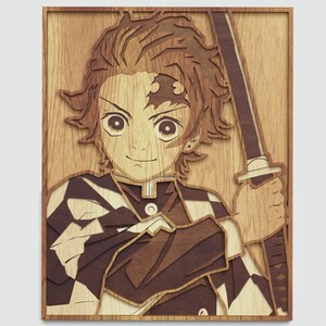Tanjiro - 8 Layer Demon Slayer Laser Cut File Digital Download (svg ai ...
