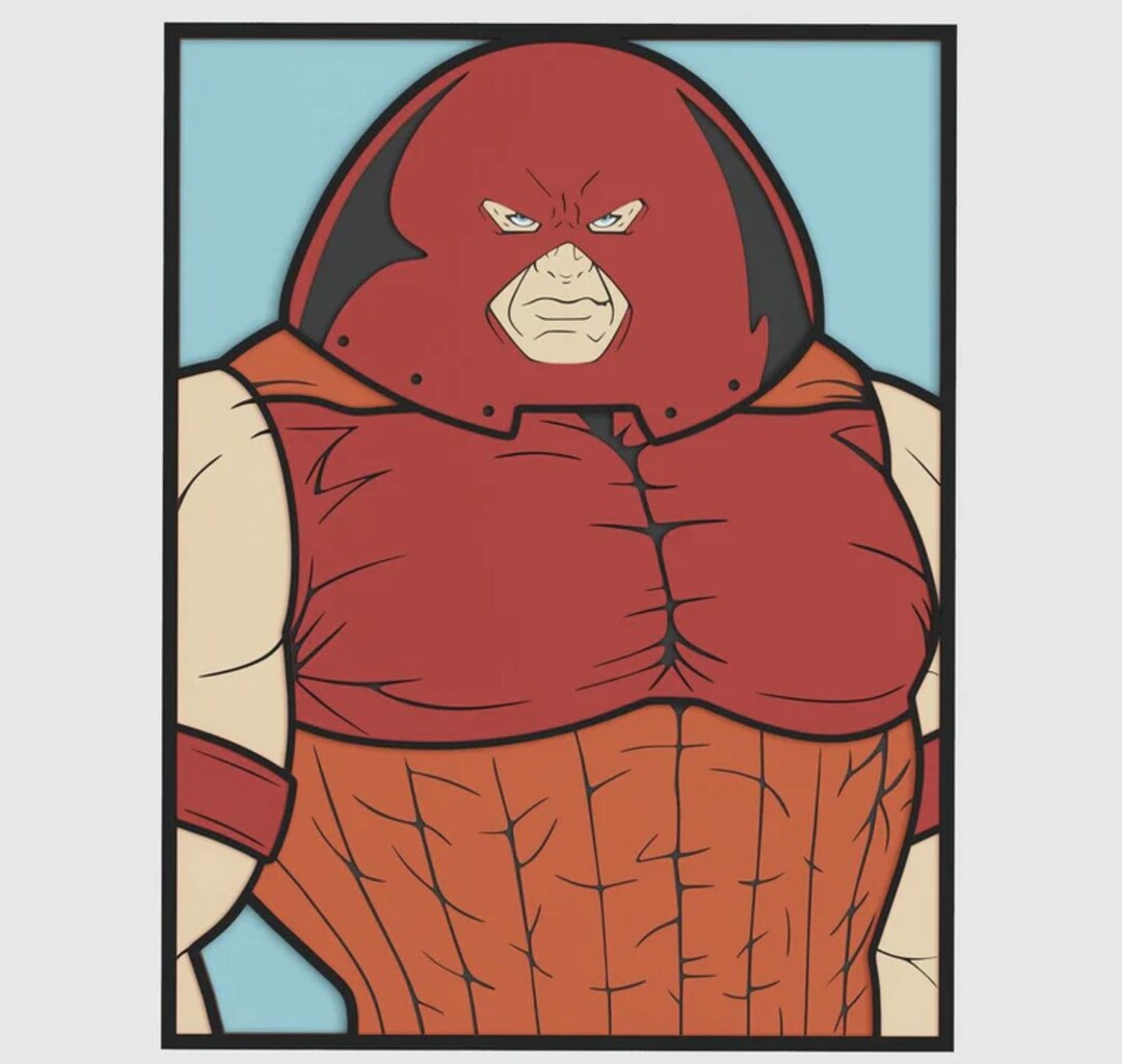 Juggernaut - 5 Layer Marvel Xmen Laser Cut File Digital Download (svg ...