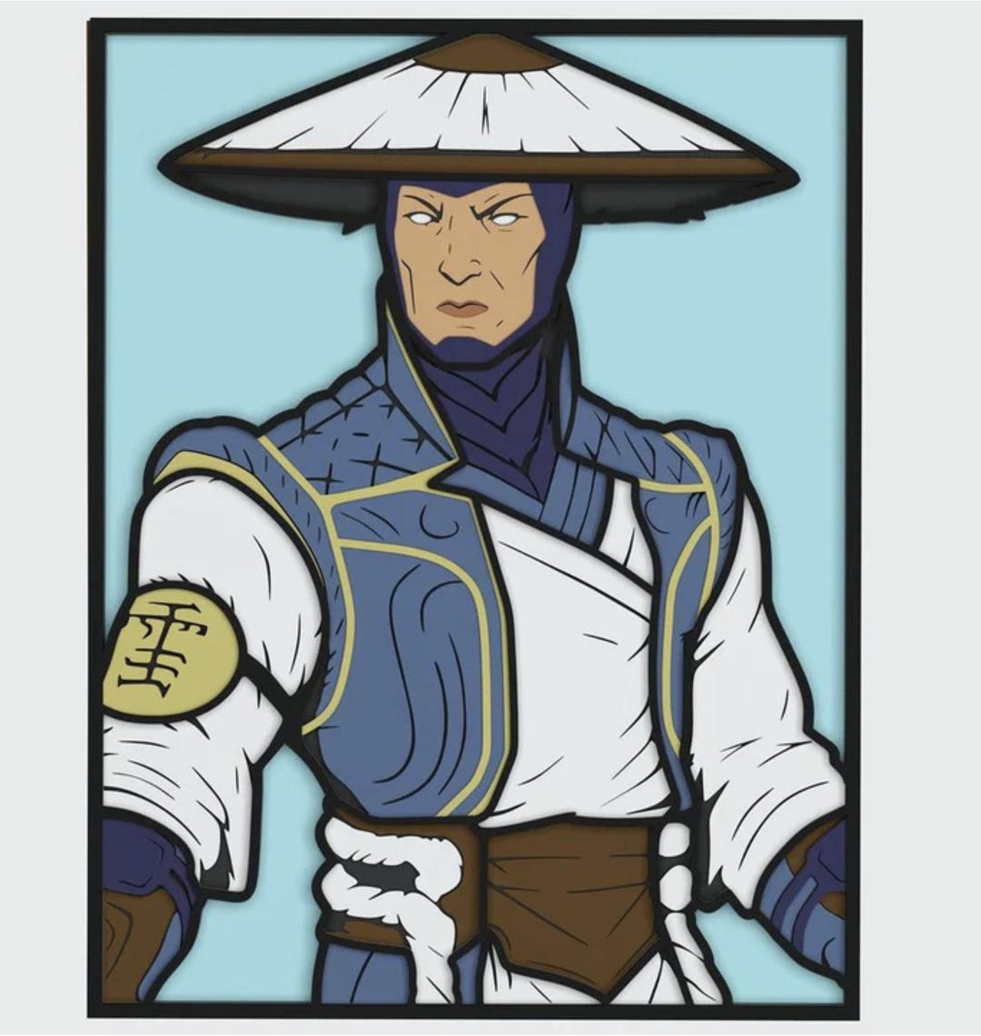 Raiden - 8 Layer Mortal Kombat Laser Cut File Digital Download (svg Ai ...