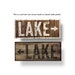 Set of 8 Wooden Lake Signs multiple Sizes Available 7 X 8 or - Etsy