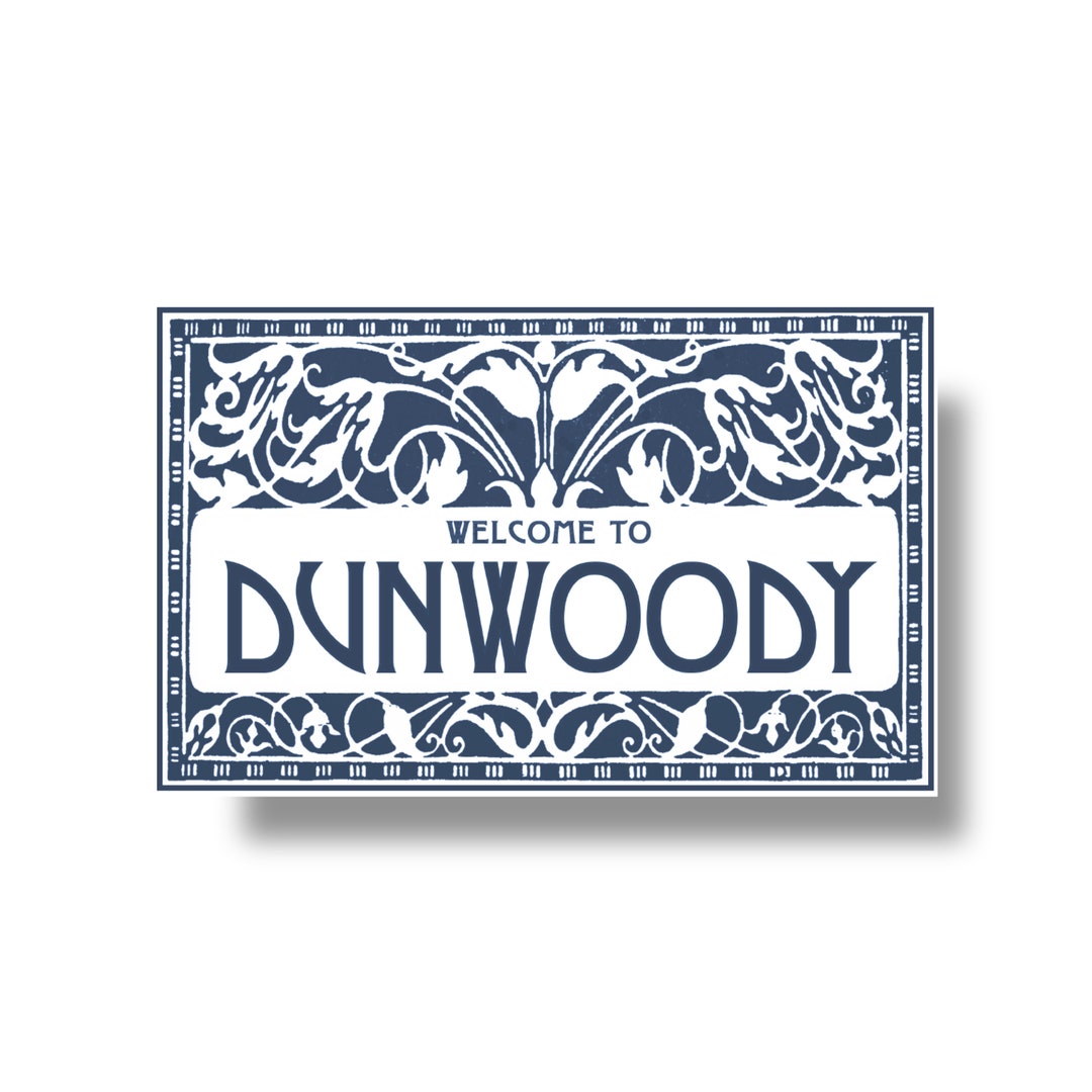 Welcome to Dunwoody Sign 7 X 11 - Etsy