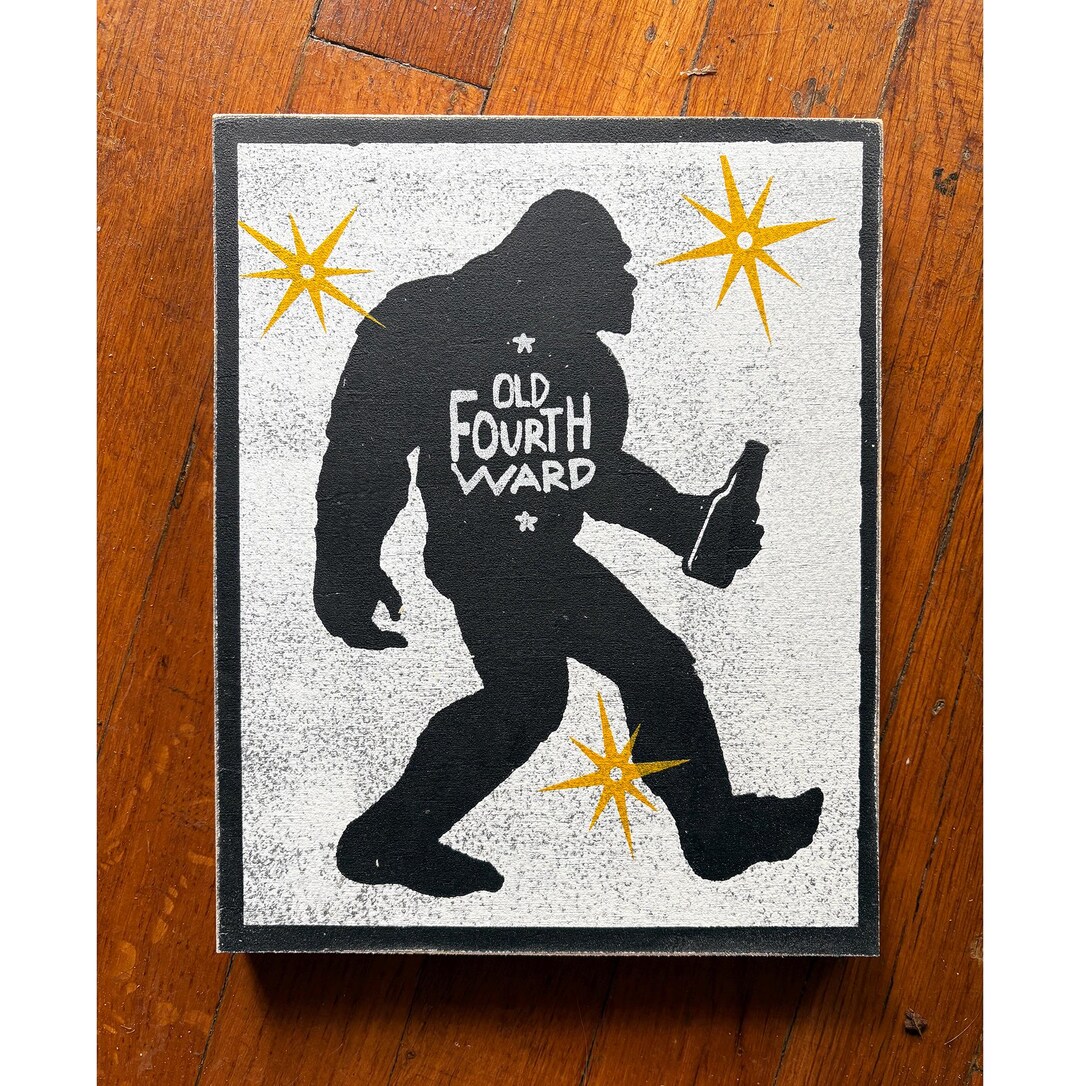 Rustic Sasquatch Wooden Sign: Funny Home Bar Decor (7x9) - Etsy