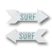 Wooden Rustic Surf Arrow 8 X 26, Surfing Sign, Surfing This Way - Etsy