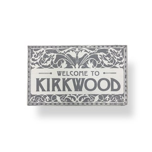 Rustic Wooden Sign Kirkwood Art Deco Style 8 X 12 Welcome to Kirkwood ...