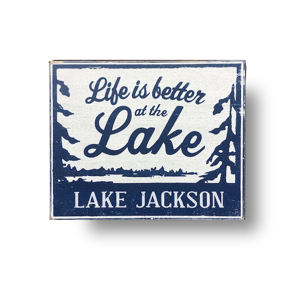 Lake Sign - Etsy
