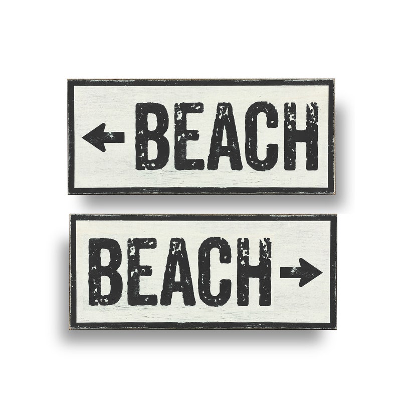 Beach Arrow Sign - Etsy