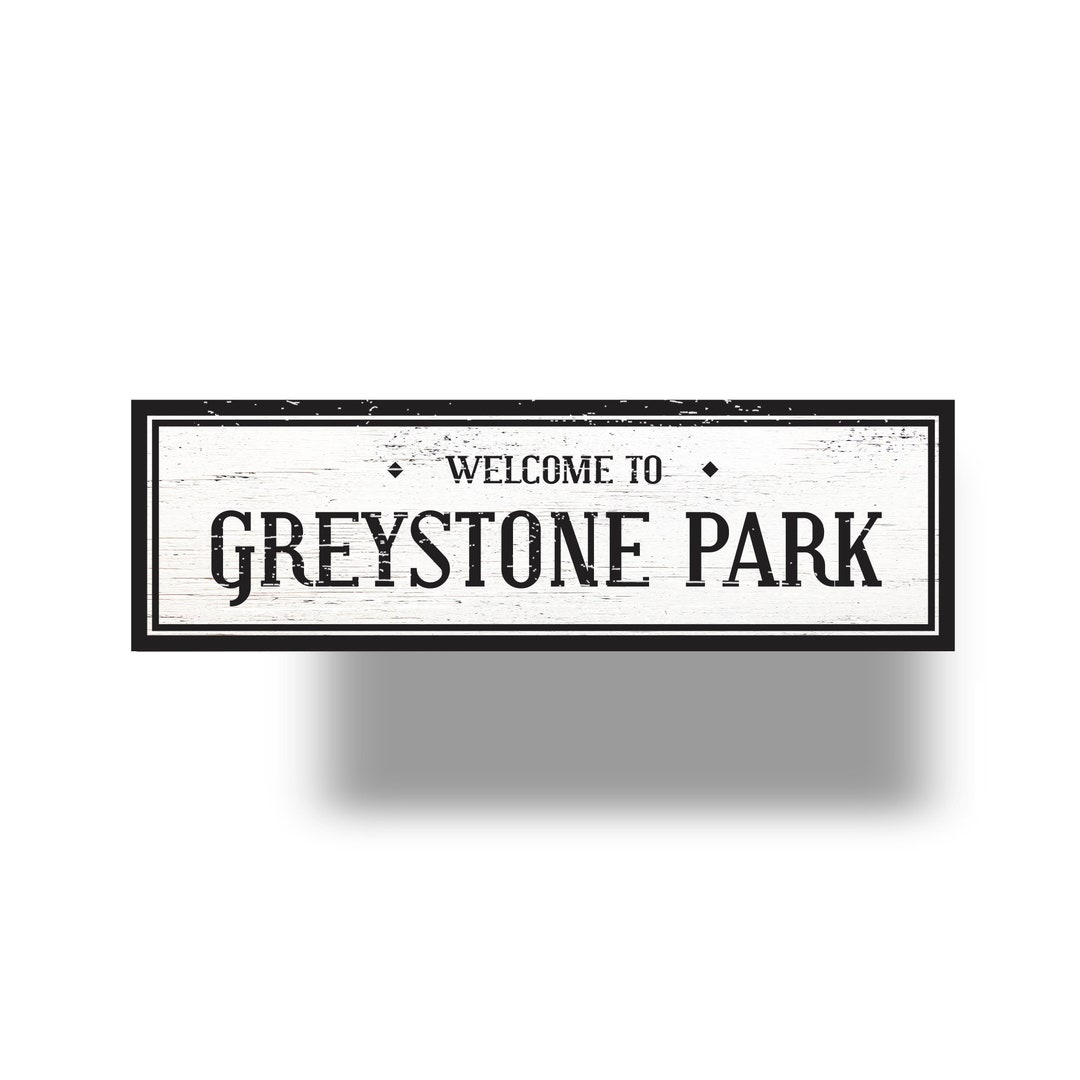 Greystone Park Atlanta Neighborhood Sign 5 X 19 Home Vintage Decor ...