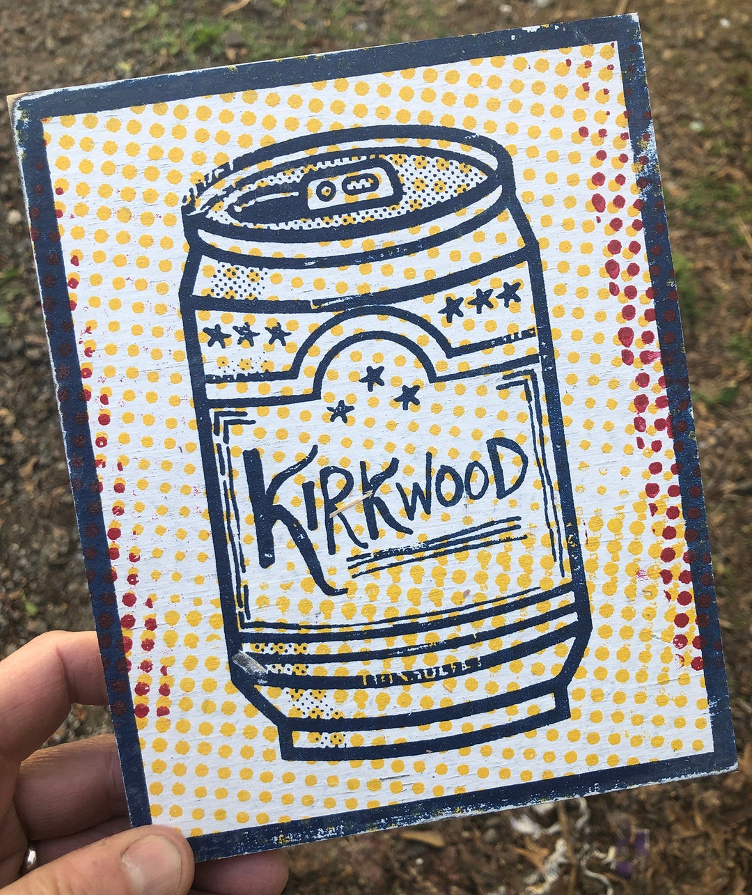 Kirkwood Beer Can- Smaller Fun Size 6.5 X 8 Funny Rustic Wooden Sign - Etsy