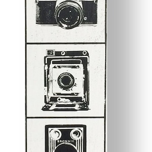 Vintage Retro Camera Sign Vertical 7 X 31 Rustic Wooden Sign - Etsy