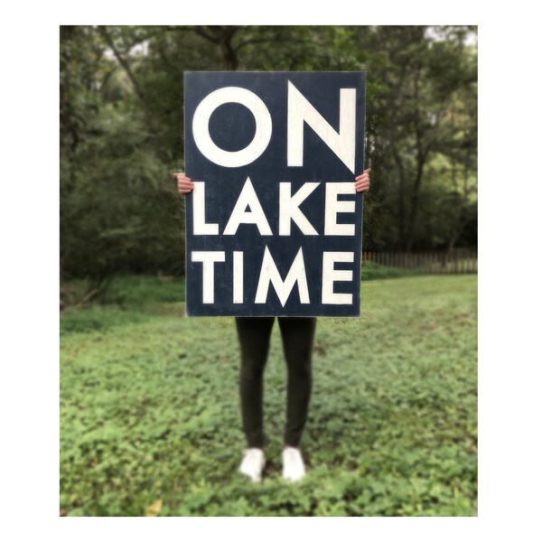 On Lake Time - Etsy
