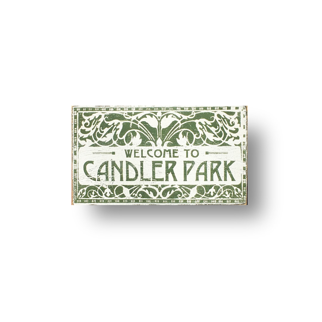 Candler Park small sign Art Deco 8 x 12, Welcome to candler park - Etsy ...
