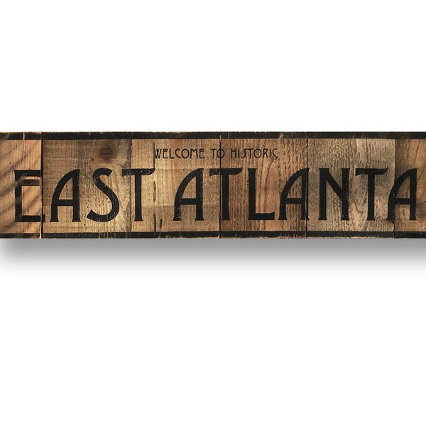 East Atlanta Village Sign - Etsy