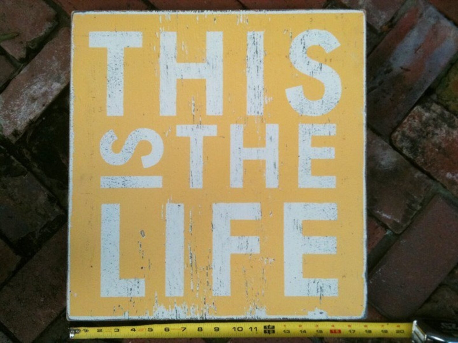 This is the Life Wooden Sign Rustic Wall Decor Loft Decor - Etsy