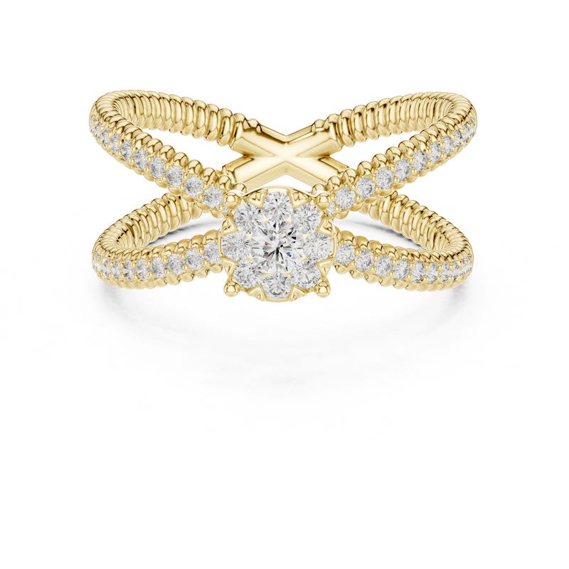 Double Jewel Rings - Etsy