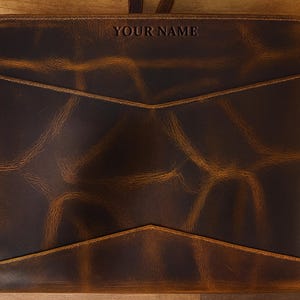 Personalized Full Grain Leather Padfolio – A4 Executive Organizer - Etsy