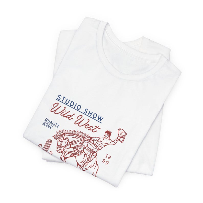 Retro Wild West Cowboy Graphic Tee,vintage Western Rodeo, Spirit of the ...