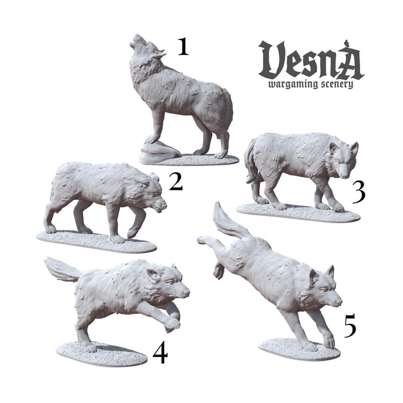 Wolf Figurine - Etsy