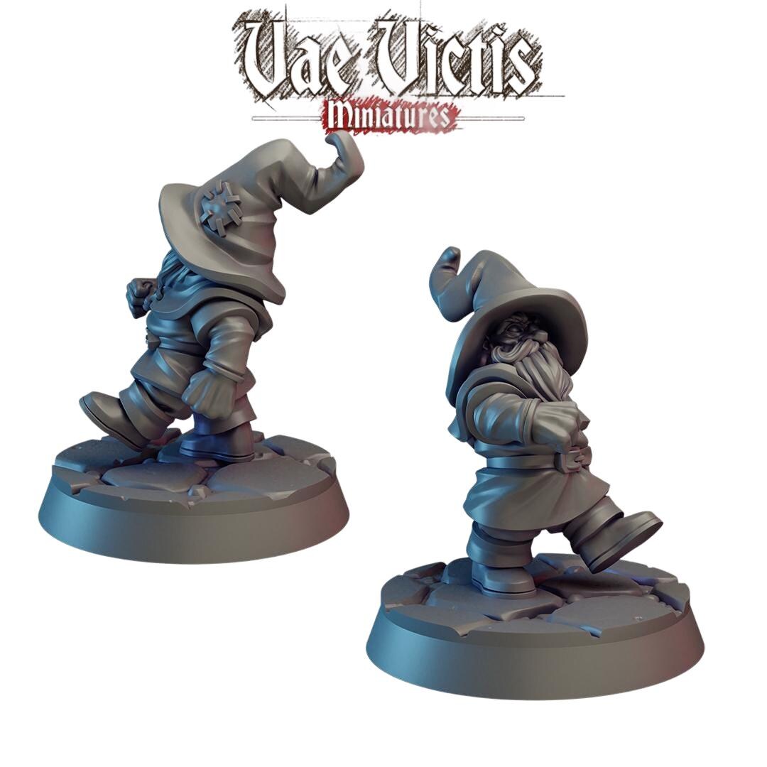 Gnome Traveler / Mushroom Munchkin / Garden Dweller, Vae Victis, 28mm ...