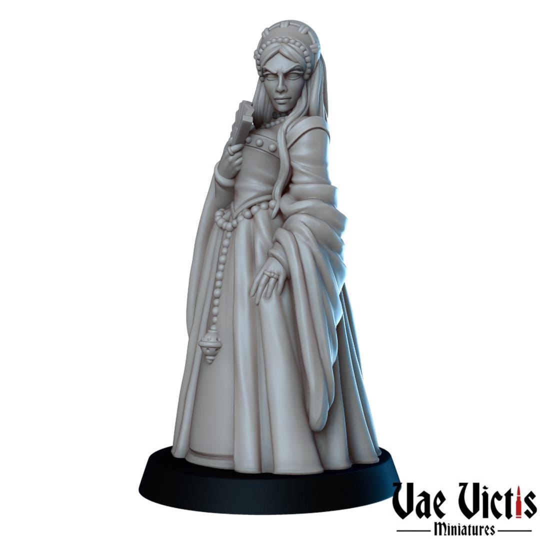 Courtesan With Fan / Elegant Noblewoman / Aristocratic Lady, Vae Victis ...