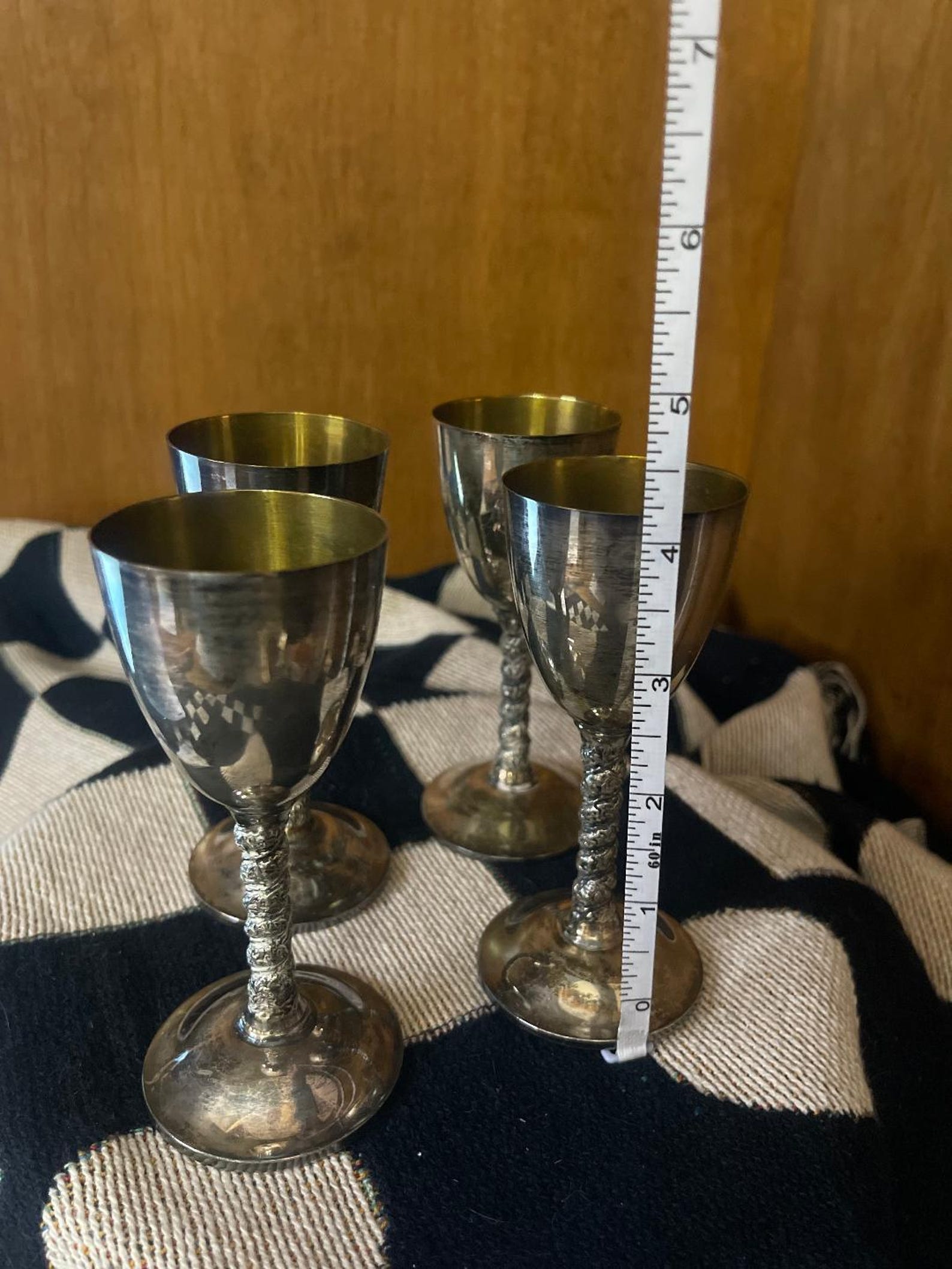 Set of Mini Spanish Silver Chalices – 4 Inches Tall, 1 Inch Wide - Etsy