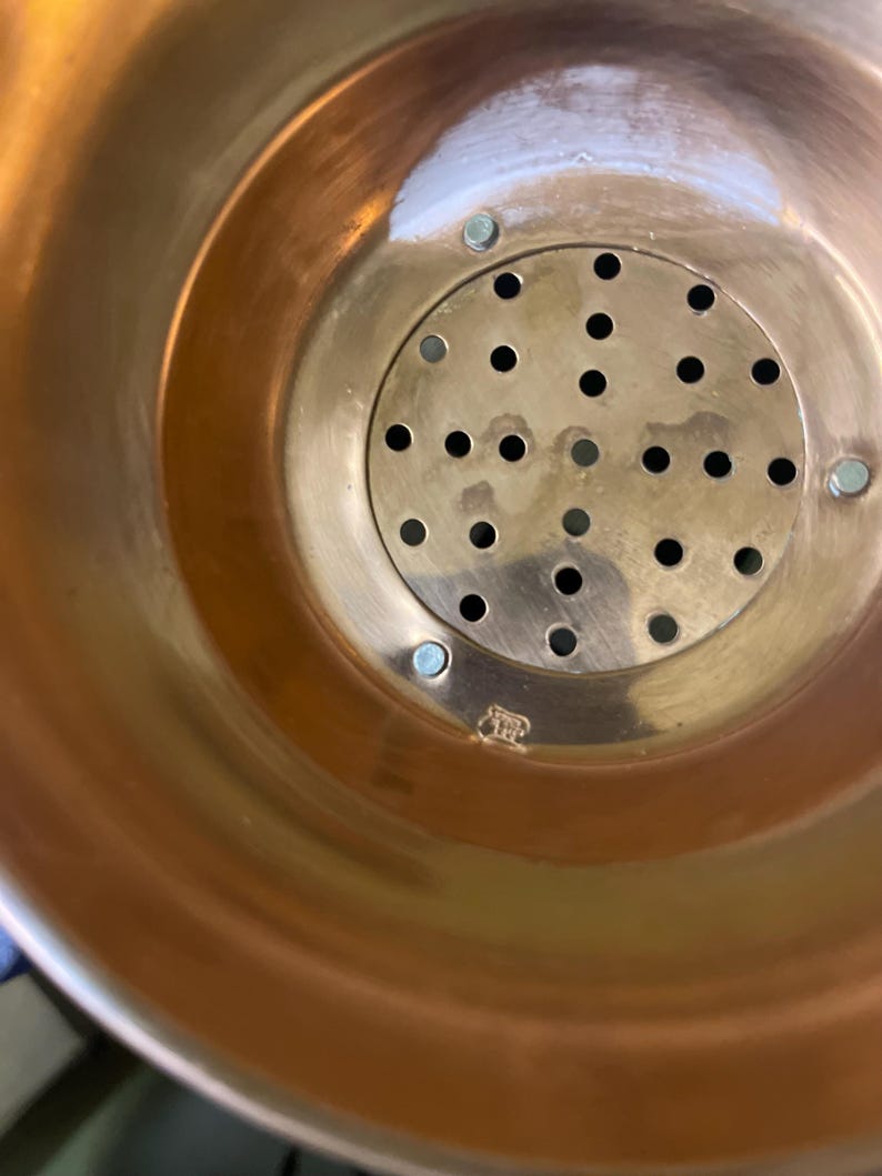 Mixed Metal Copper and Gold Kitchen Colander - Etsy