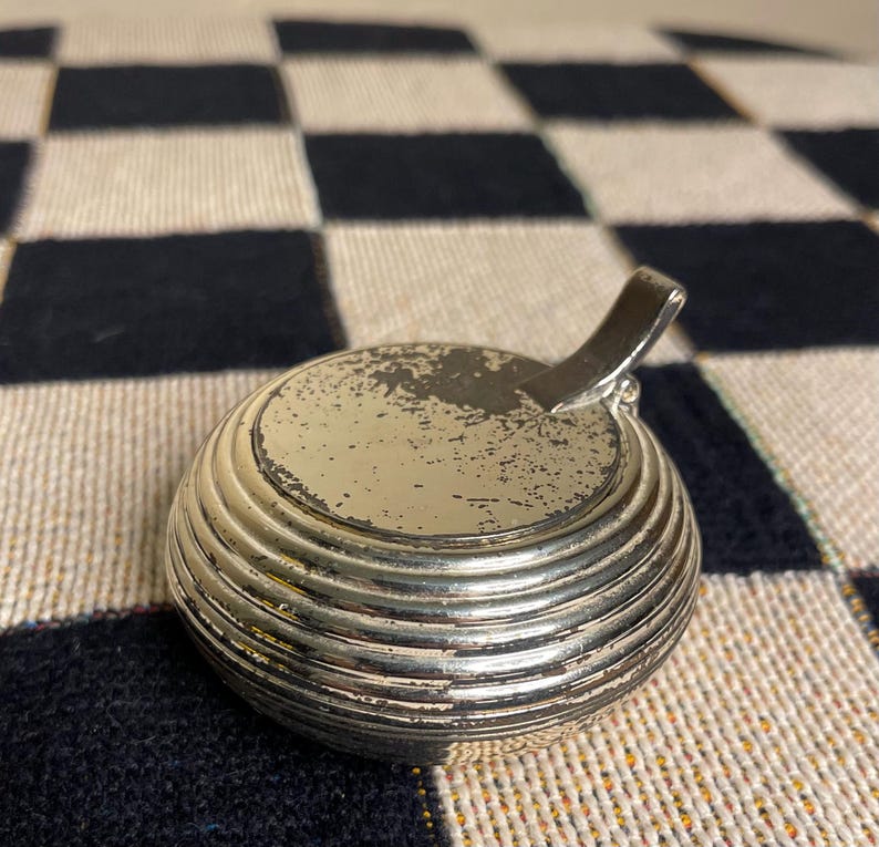 Vintage Art Deco Silver Pill Box/ring Dish - Etsy