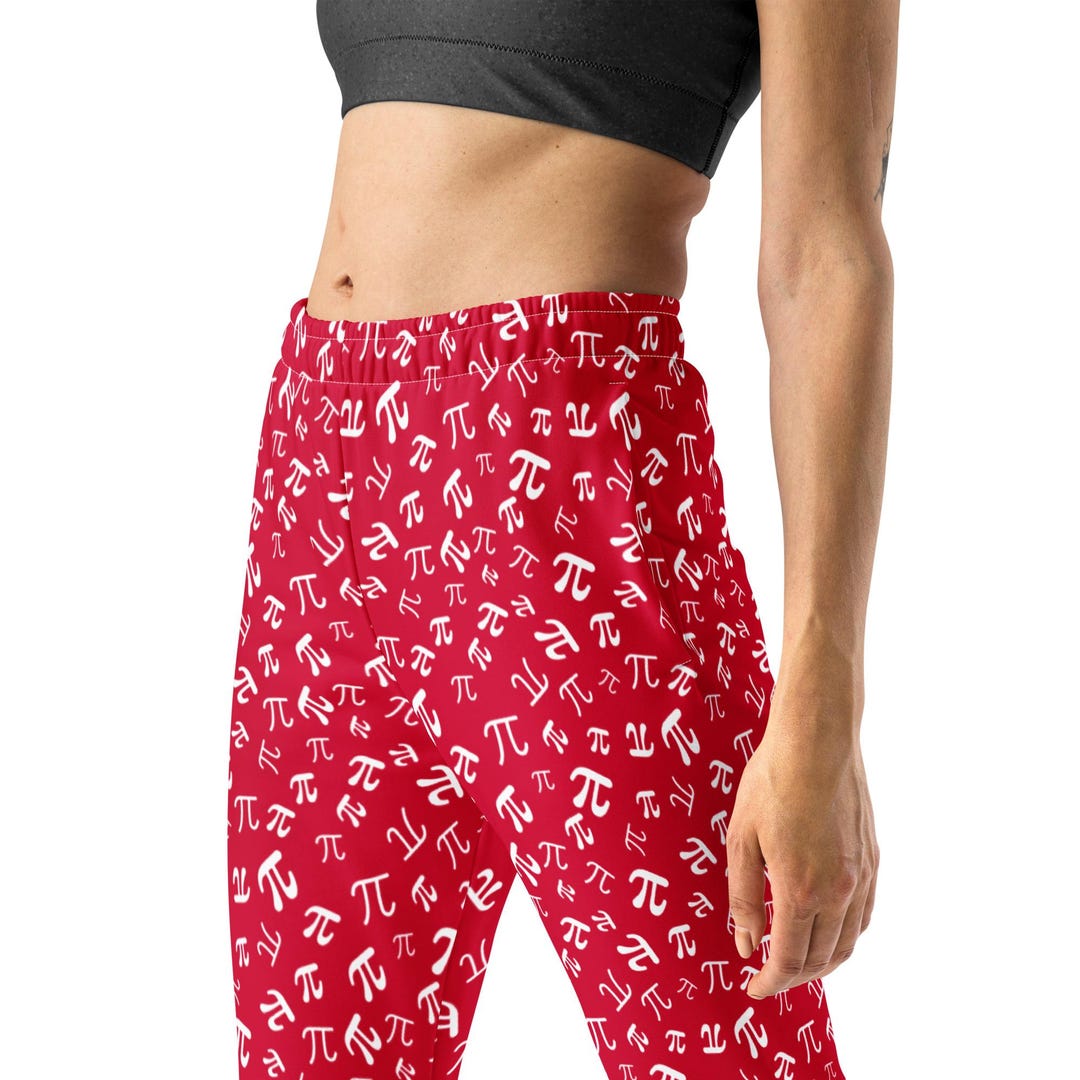 Pi Symbols Math Joggers Sweatpants for Women, Pi Equations Printed Yoga ...