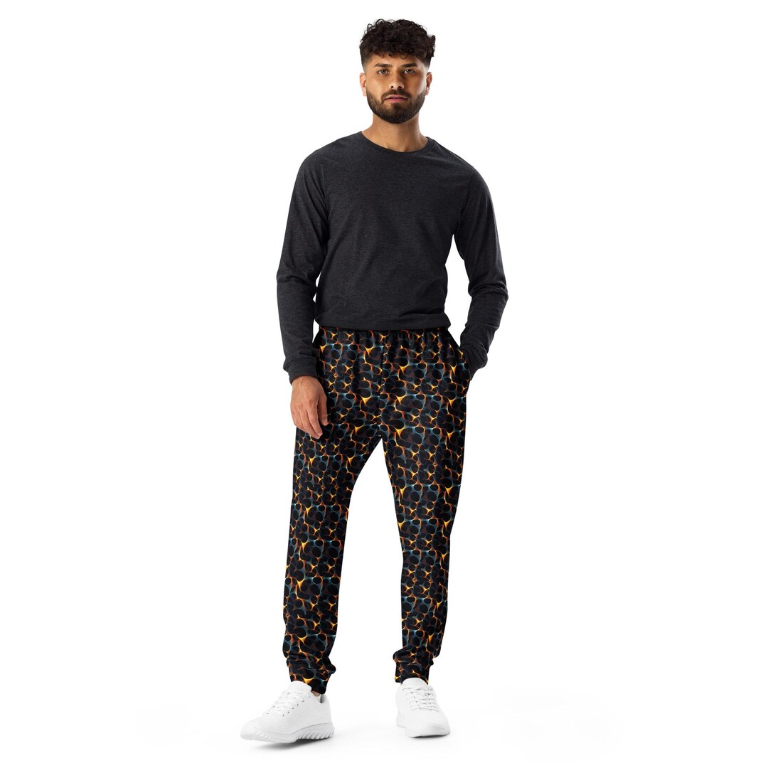 Quantum Physics Printed Slim Fit Men's Joggers, All Over Print Athletic ...