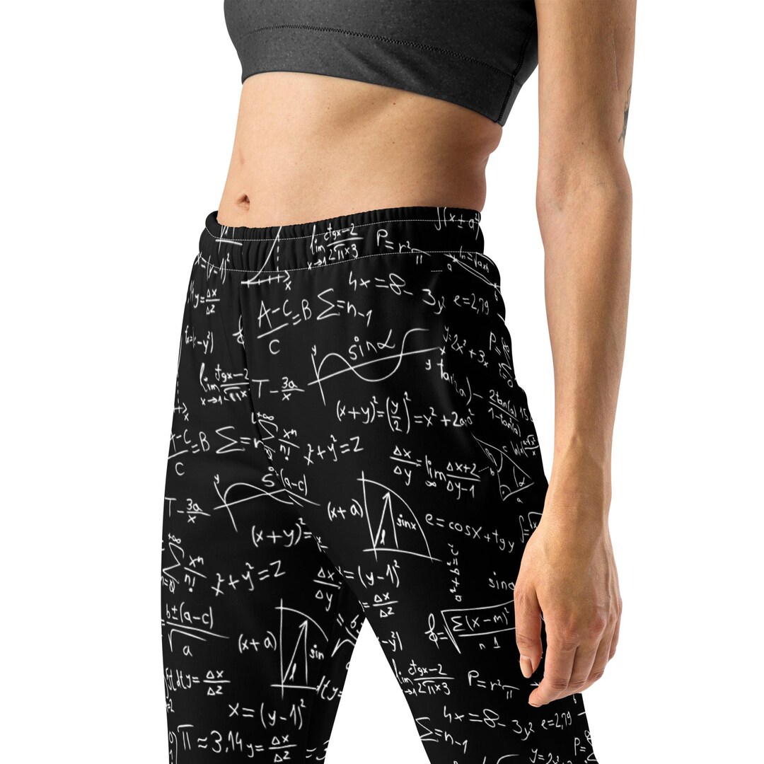 Calculus Math Joggers Sweatpants for Women, Calculus Equations Prints ...