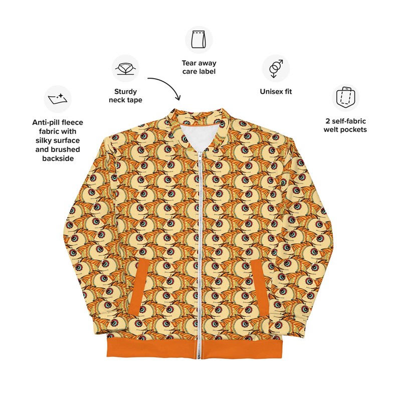 Fish Ocean Bomber Jacket, Under the Sea Jacket, Fish Lover Gifts, Men ...