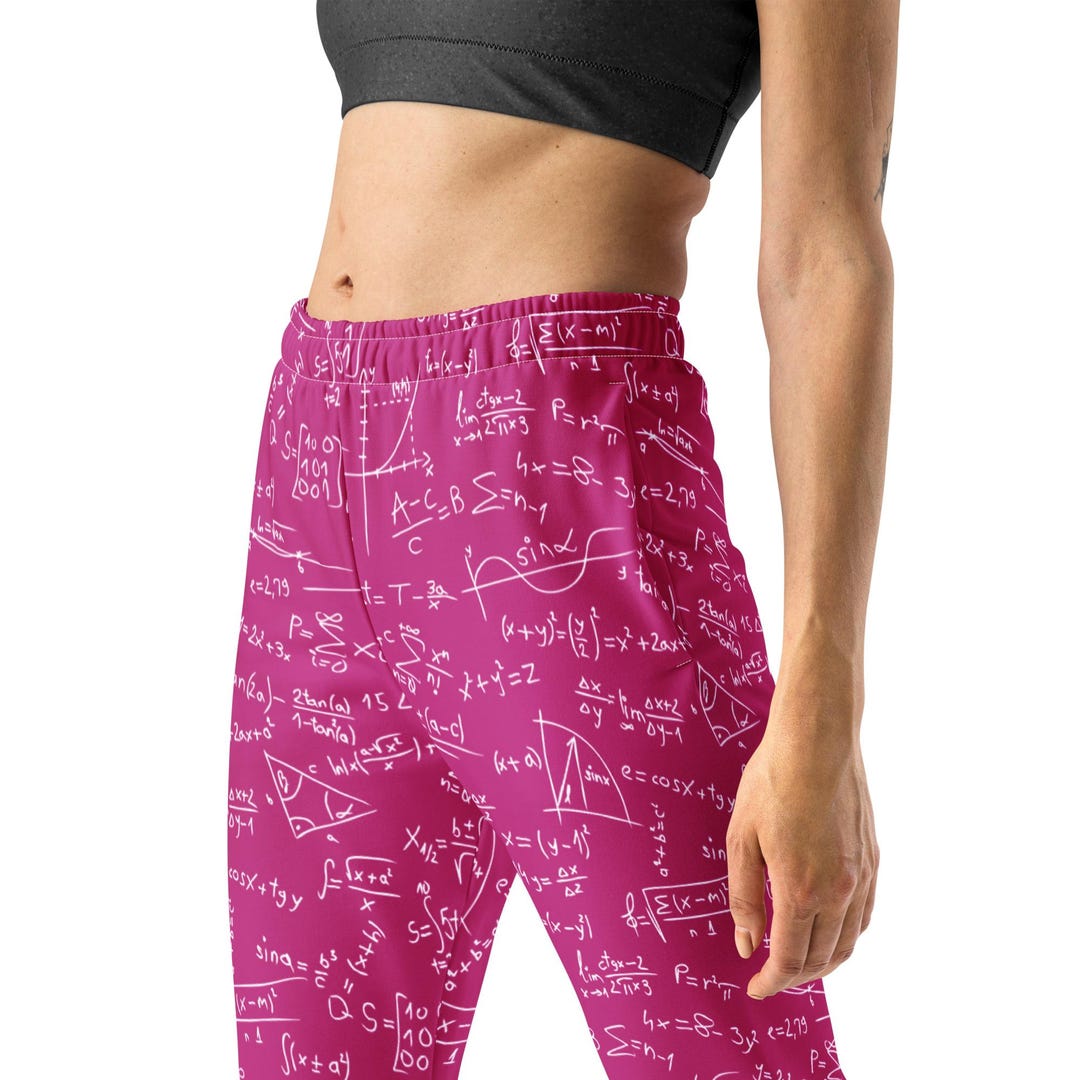 Calculus Math Joggers Sweatpants for Women, Calculus Equations Prints ...