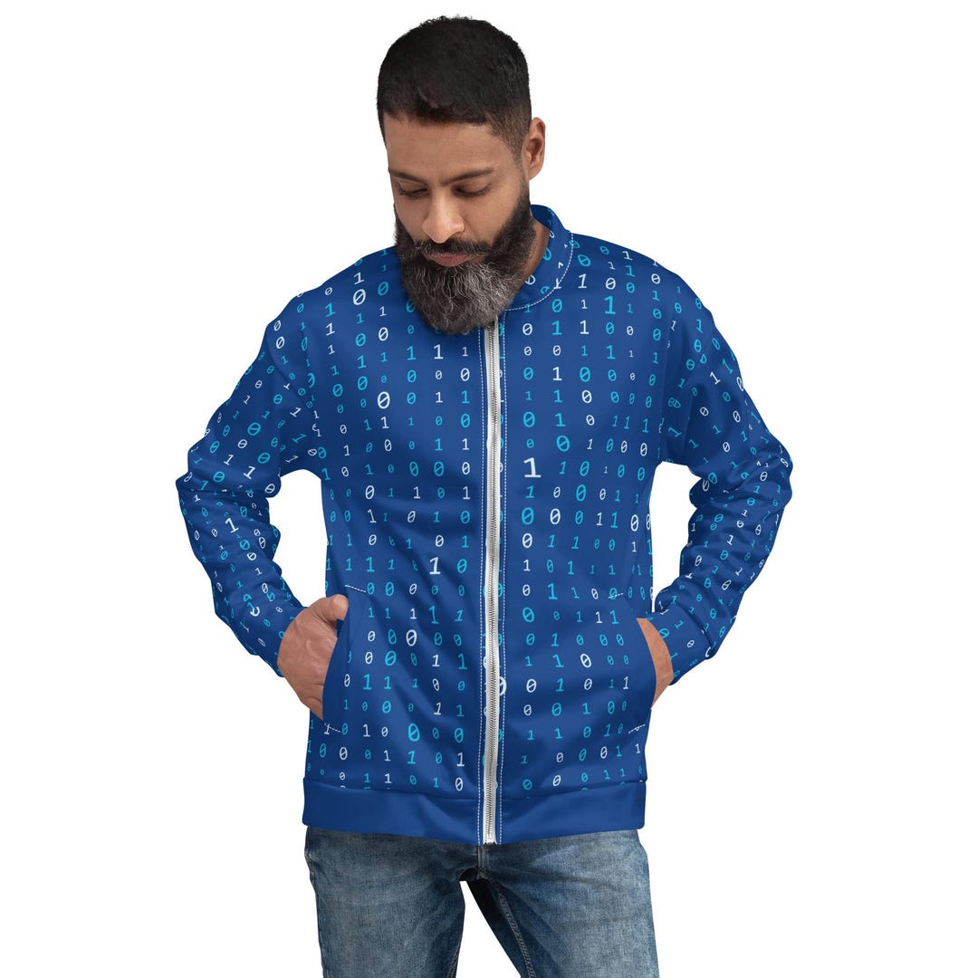 Computer Science Theme Bomber Jacket, Computer Tech Gift, Computer ...