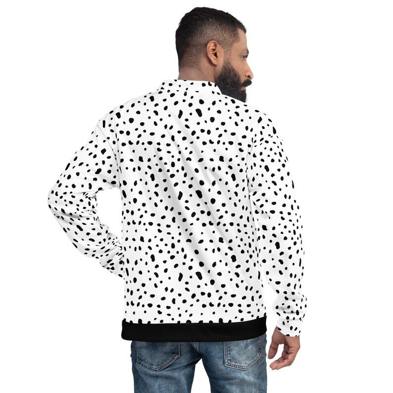 Dalmatian Spots Bomber Jacket, Dalmatian Dog Lovers Gift, Streetwear ...