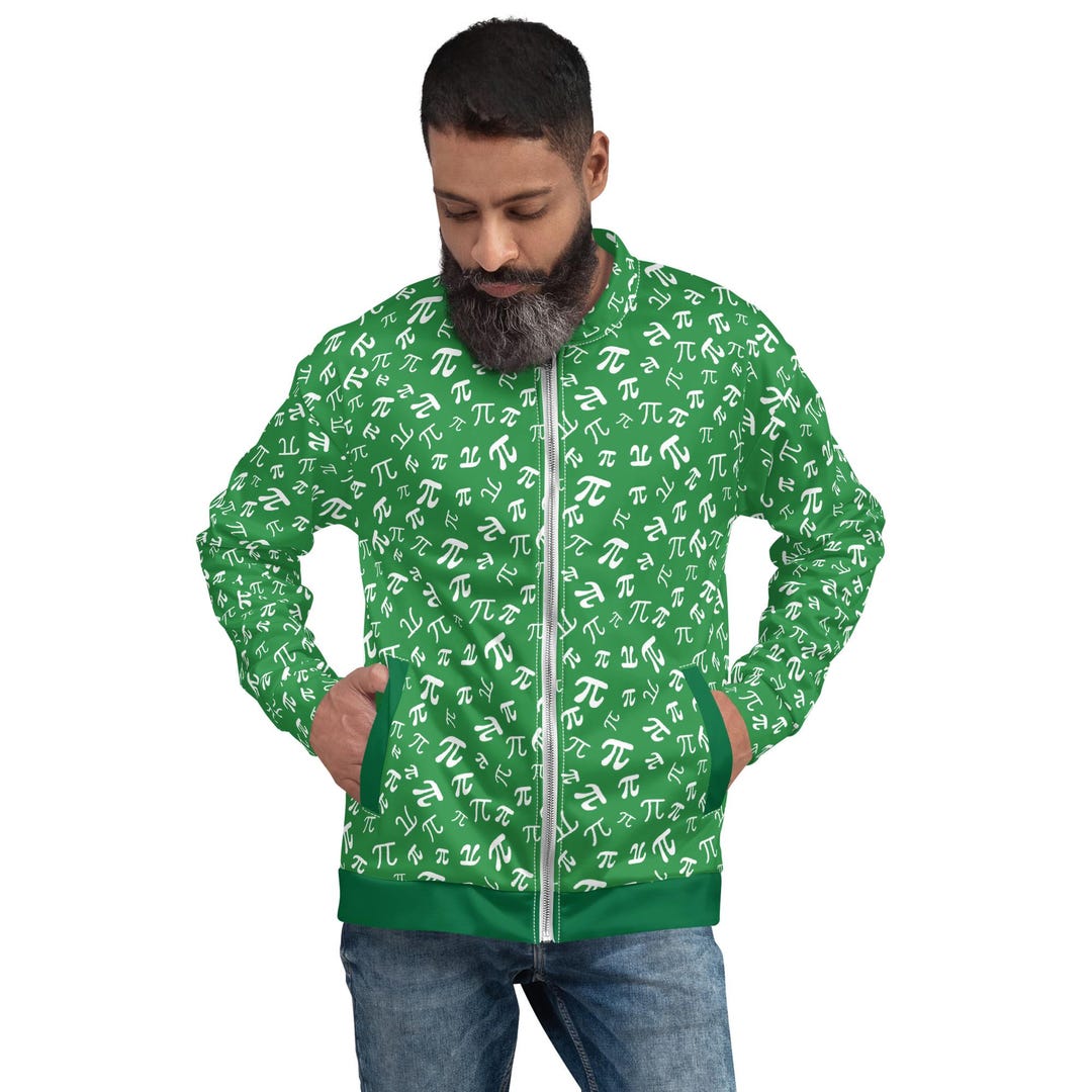Pi Symbols Math Printed Bomber Jacket, Math Lover Gift, Y2K Designer ...