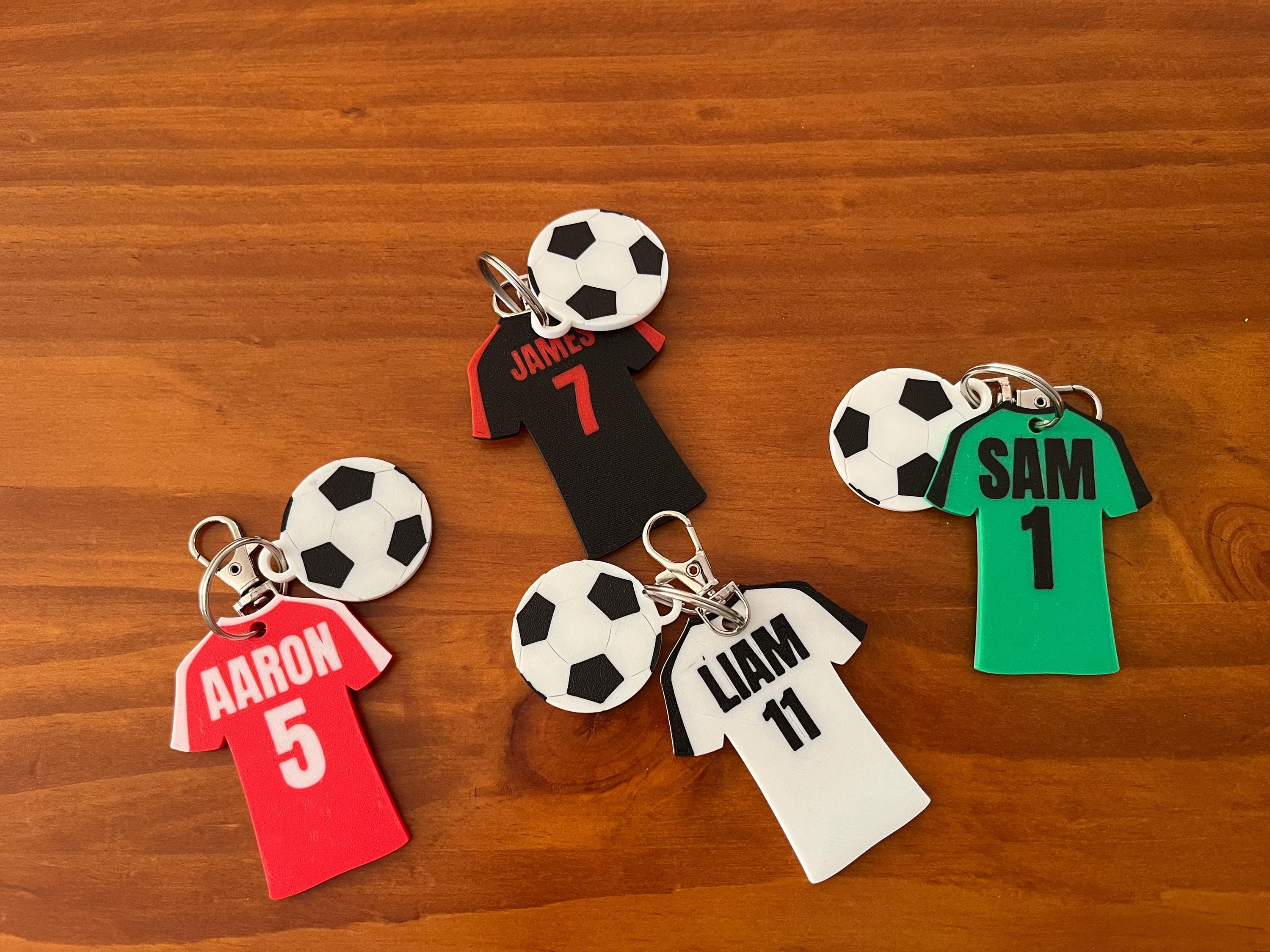 Personalized Netball Personalized Soccer Jersey Keychain Sports Gift ...