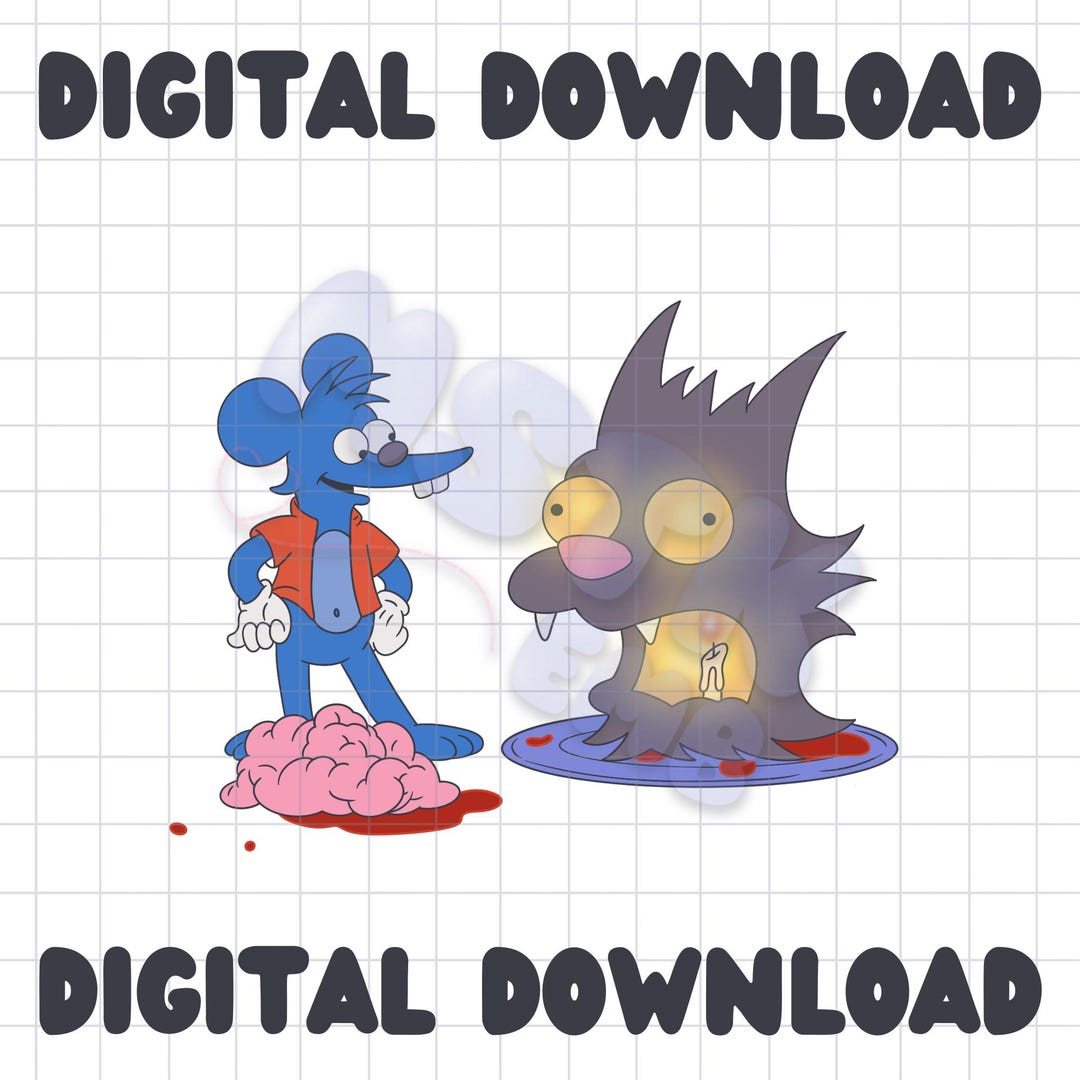 Itchy and Scratchy Clip Art Download - Etsy