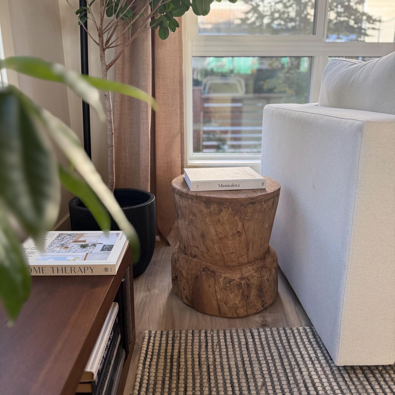 Antique Primitive Wooden Planter, Rustic Ukhali Side Table - Etsy
