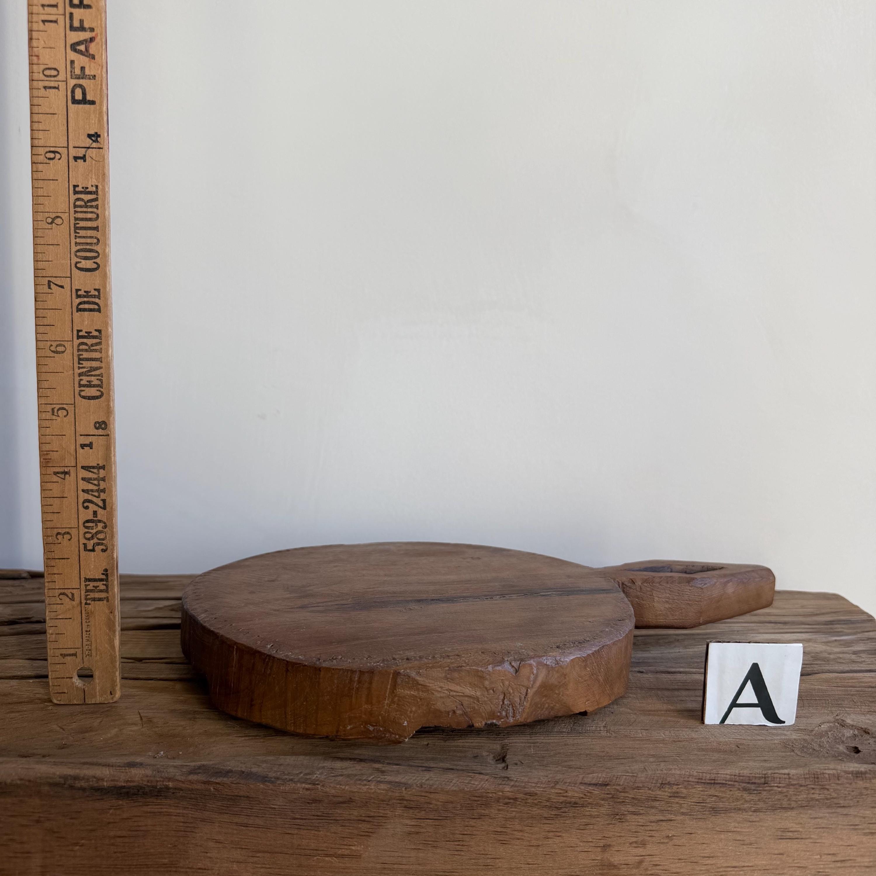Rustic Circular Vintage Chapati Wooden Riser Trivet, Farmhouse Decor ...