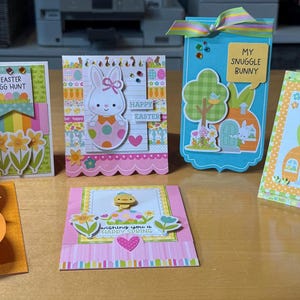 Easter Cards Set of 6 Easter/spring Cards - Etsy