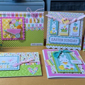 Easter Greeting Cards Set of 6 Easter/spring Cards - Etsy